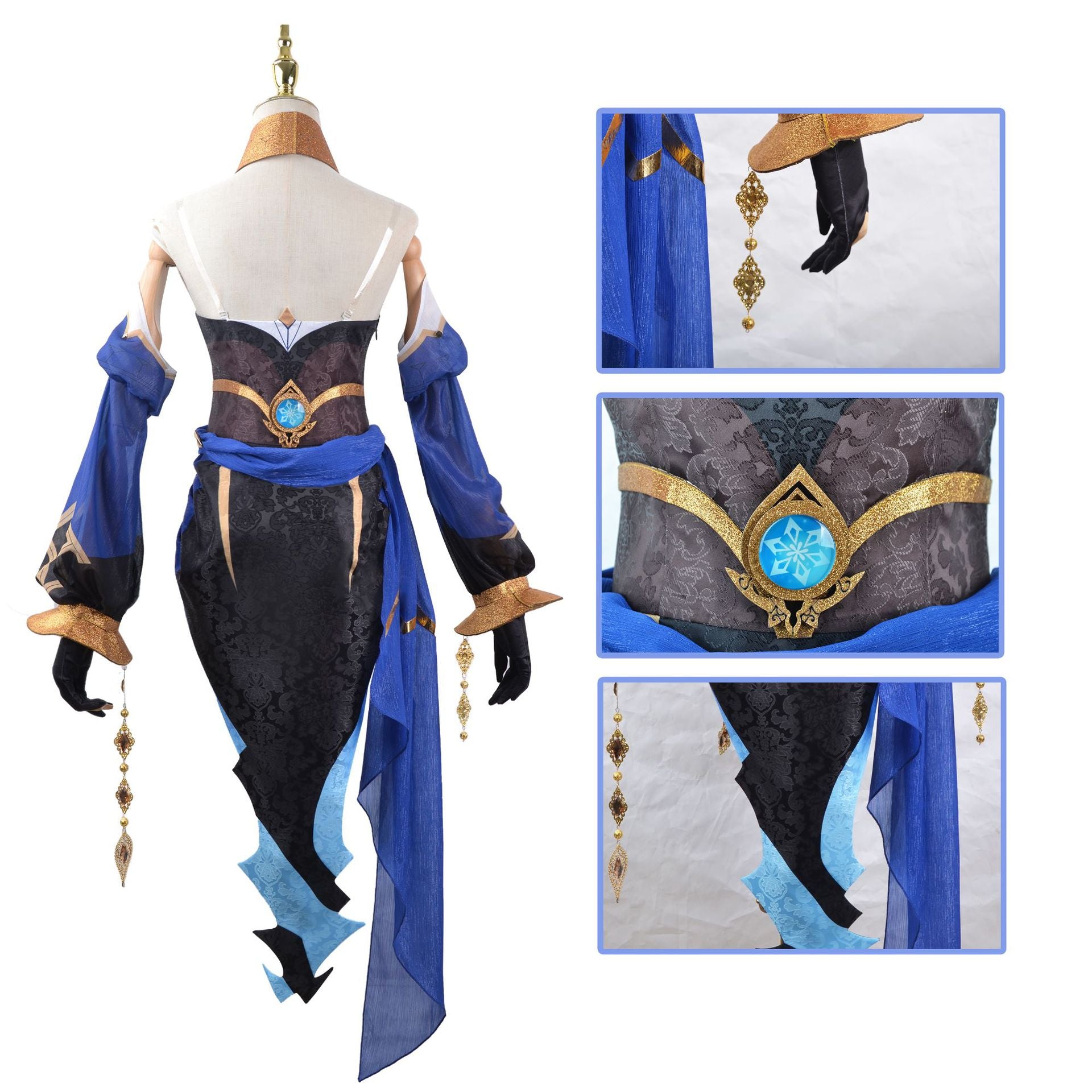 Layla Cosplay Costume Set | Genshin Impact | Complete Set with ...