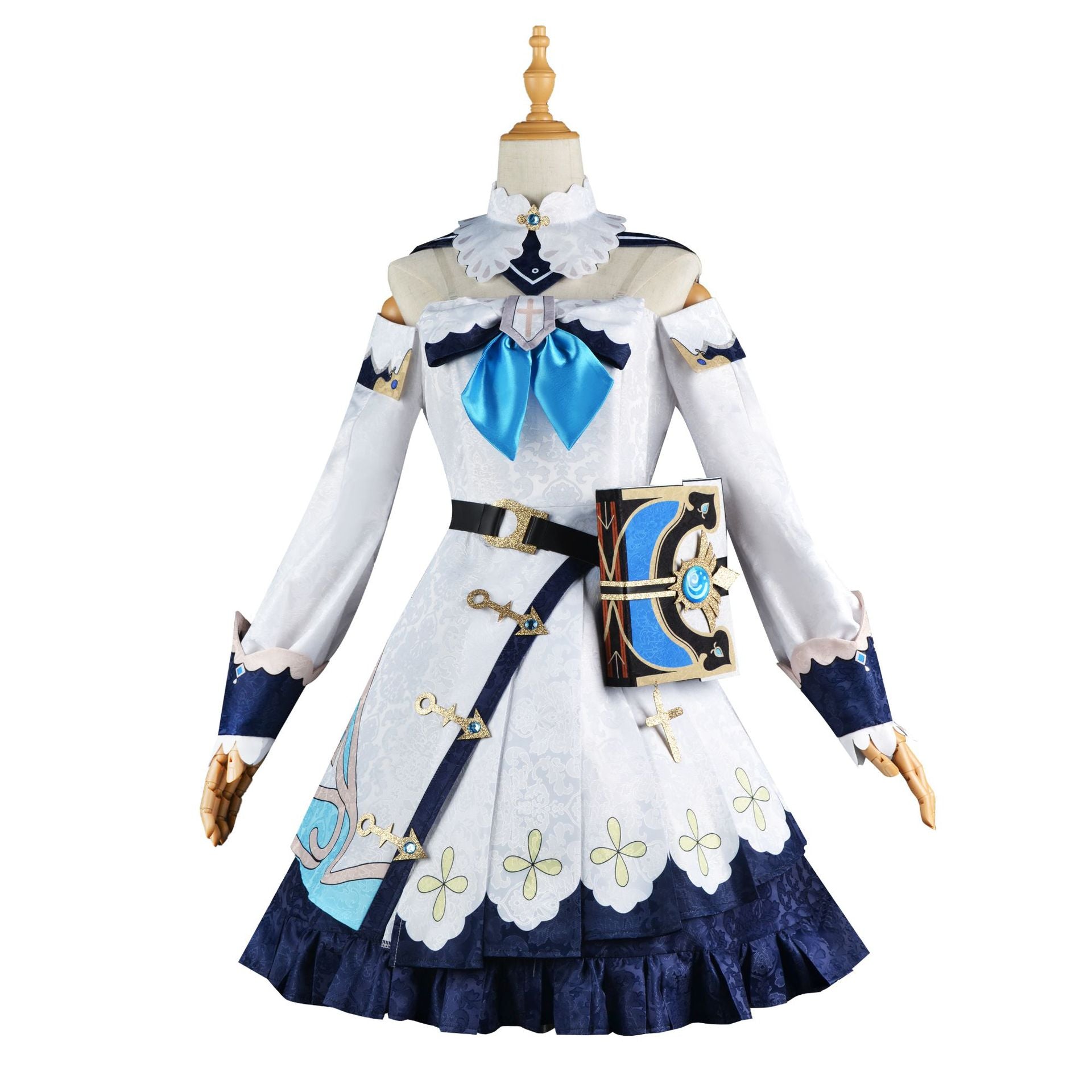 Barbara Cosplay Costume Set | Genshin Impact | Starry Night Skin Full ...